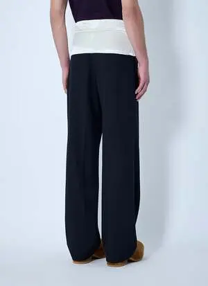Dries Van Noten Drawstring Wide-leg Trousers
