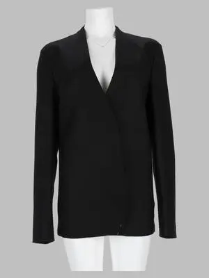 MAISON MARGIELA Plain Virgin Wool Jacket - Black