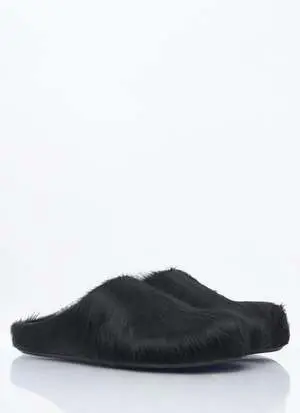 Marni Fussbett Sabot Mules - Black