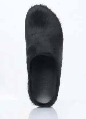 Marni Fussbett Sabot Mules - Black