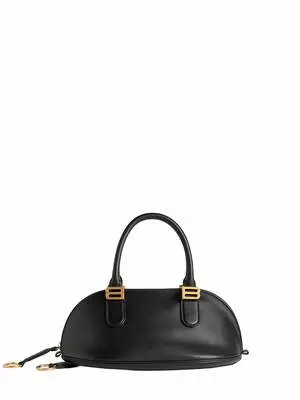 Balenciaga Black Bolero Bowling Bag Mini Bowling Bag