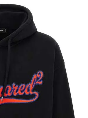 Dsquared2 Sponge Patch Hoodie - Black