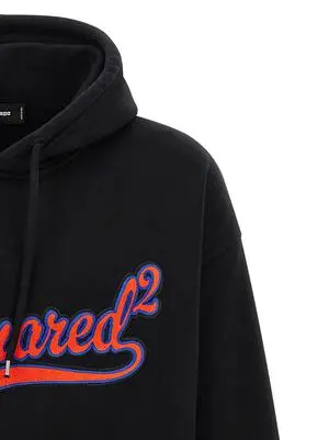 Dsquared2 Sponge Patch Hoodie - Black