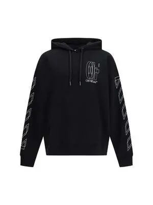 Off-White Big Double Arrow Skate Hoodie - Black