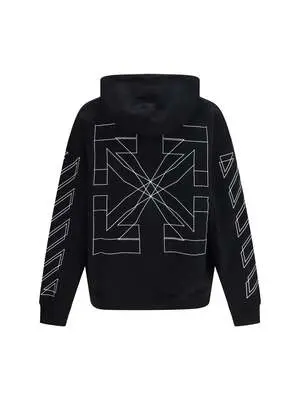 Off-White Big Double Arrow Hoodie - Black