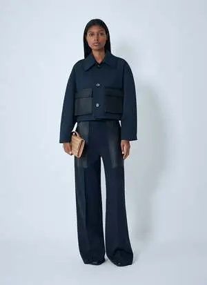 Bottega Veneta Compact Wool And Cotton Twill Jacket
