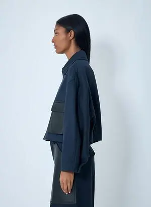 Bottega Veneta Compact Wool And Cotton Twill Jacket