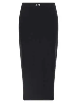 Off-White Logo Skirt - Black
