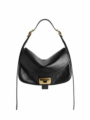Balenciaga Black Clicca Shoulder Bag Medium Shoulder Bag