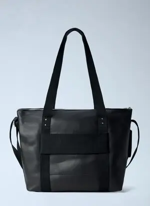 Rick Owens Structured Leather Tote Bag