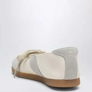 MAISON MARGIELA Replica Ballet Lace-up Flats - Cream