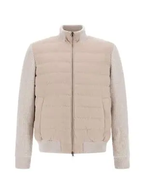 Herno High Collar Zip Fastening Coat