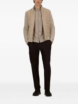 Herno High Collar Zip Fastening Coat