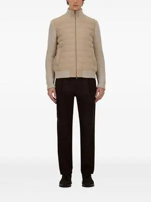 Herno High Collar Zip Fastening Coat