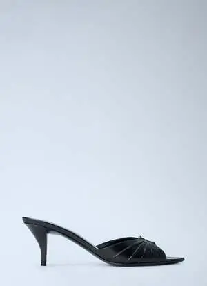 SAINT LAURENT Saint Laurent Women Babylone Heeled Sandals