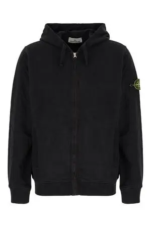 Stone Island Stone Island Cotton Zip Up Hoodie Multicolor