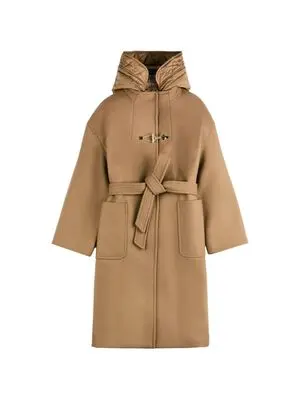 FAY Wool And Cashmere Long Coat - Multicolor