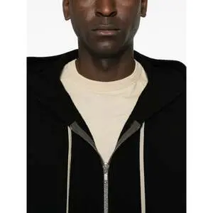 Rick Owens Cashmere And Wool Blend Hooded Sweater