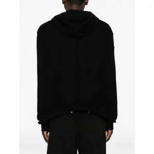 Rick Owens Cashmere And Wool Blend Hooded Sweater