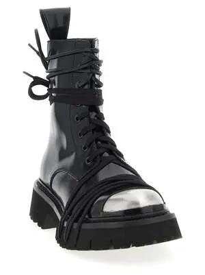 Moschino Combat' Combat Boots