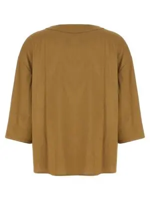 Max Mara Linen-blend Blouse - Cream