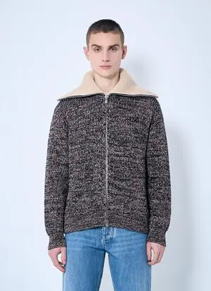Bottega Veneta Cotton-and-wool Cardigan - Brown