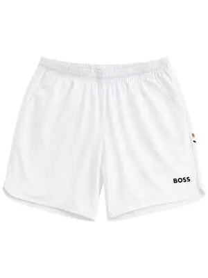 BOSS Shorts Con Logo - White