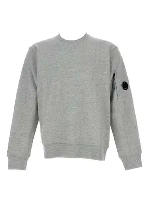 C.P. COMPANY Logo Cotton Crewneck Sweatshirt - Multicolor