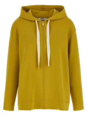 Max Mara Logo Hoodie - Yellow