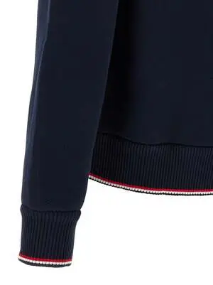 Thom Browne Rwb Piping Sweatshirt - Blue