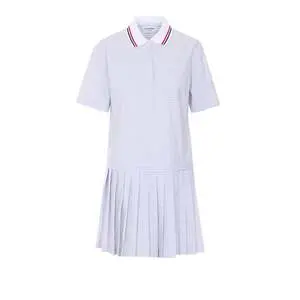 Thom Browne 4bar Mini Polo Dress - Gray