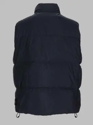 Stone Island Padded Quilted Vest - Blue