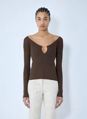 Jacquemus Le Haut Pralu Top - Brown