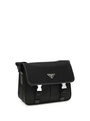 Prada Re-nylon And Saffiano Shoulder Bag