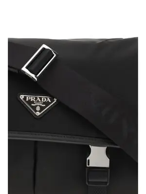 Prada Re-nylon And Saffiano Shoulder Bag