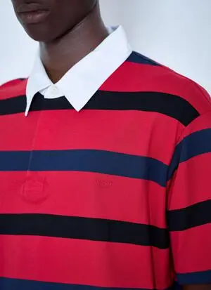 Prada Short-sleeved Cotton Polo Shirt - Red