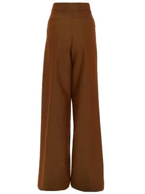 Dries Van Noten Tailored Belted Wide Leg Trousers