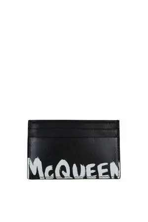 Alexander McQueen Card Holder - Black