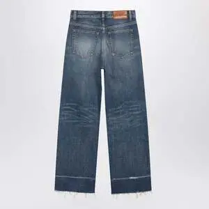 Chloé Cotton Denim Bootcut Jeans - Blue