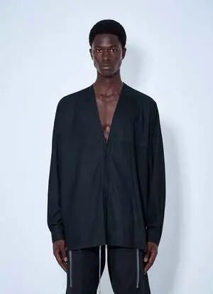 Rick Owens Lido Larry Shirt - Black