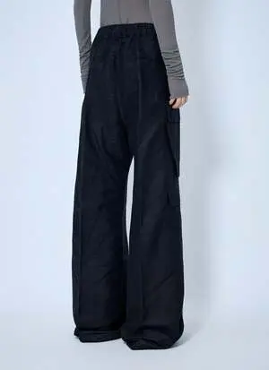 Rick Owens Wide-leg Cargobelas Trousers - Black