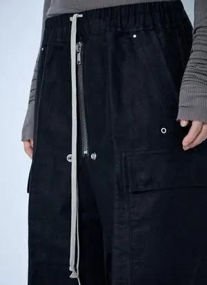 Rick Owens Wide-leg Cargobelas Trousers - Black