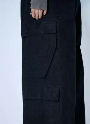 Rick Owens Wide-leg Cargo Trousers - Black