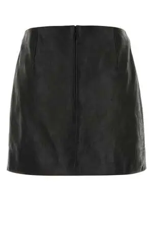 Gucci Leather Mini Skirt