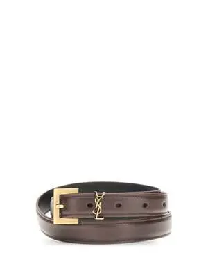 Saint Laurent Cassandre Slim Belt