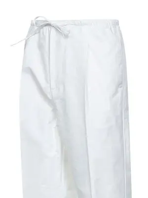 Bottega Veneta Cotton Poplin Drawstring Trousers - Multicolor