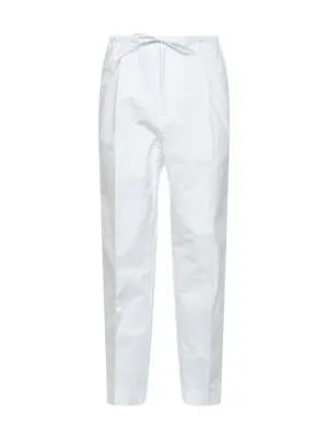Bottega Veneta Cotton Poplin Drawstring Trousers