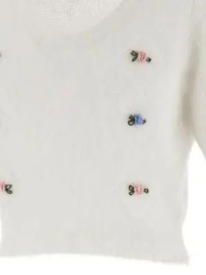 Alessandra Rich Carded Mohair' Sweater