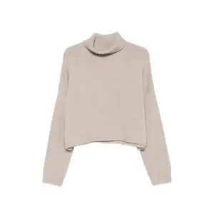 LISA YANG Cashmere Roll Neck Knit Jumper - Cream