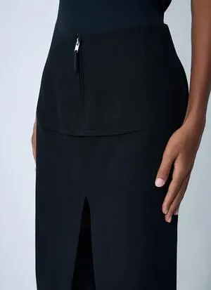 Rick Owens Sliced Maxi Skirt